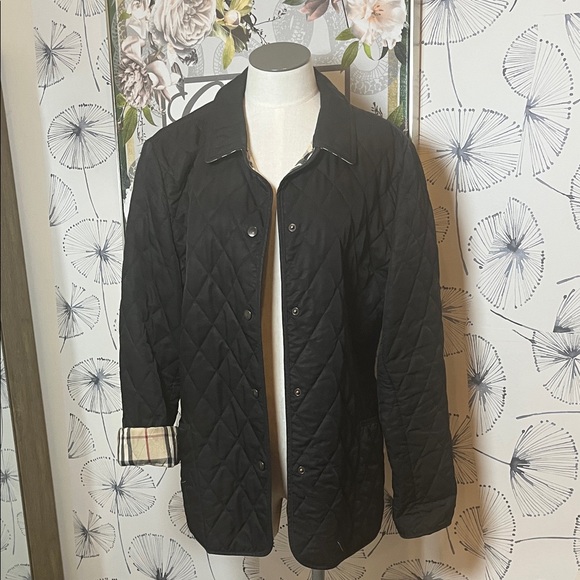 Burberry | Jackets & Coats | Burberry Plaid Lined Jacket L Read ...